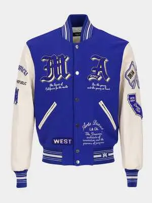 Amiri Dream Team Varsity Jacket - Blue