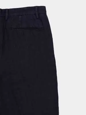 Boglioli Straight-fit Linen Trousers