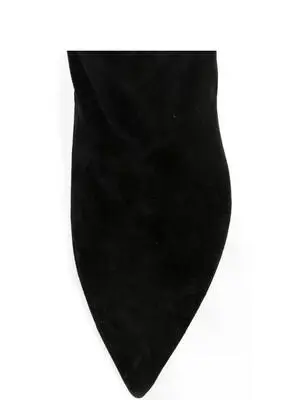ANNA F. Pointed Ankle Boots - Black
