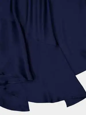 Colville Asymmetric-hem Silk Skirt