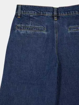 FRAME High-waisted Wide-leg Jeans - Blue
