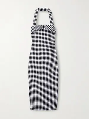 Posse Chiara Halterneck Midi Dress - Black