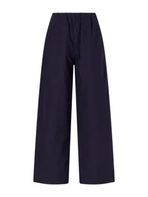 LESET Kyoto Cotton Straight-leg Pants - Black