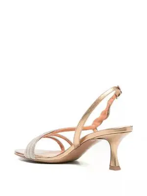 BIBI LOU Embellished Strap Sandals - Brown