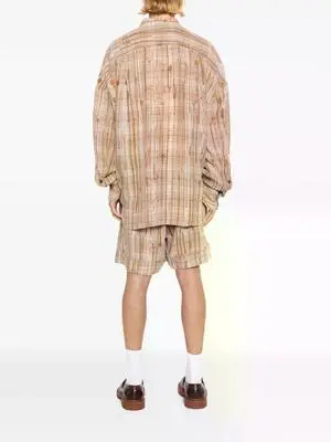 ZIGGY CHEN Plaid Shirt Jacket