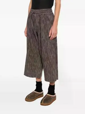 JAN JAN VAN ESSCHE Kasuri Cropped Trousers