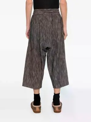 JAN JAN VAN ESSCHE Kasuri Cropped Trousers