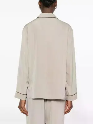 THE ROW Contrast Trim Pocket Shirt