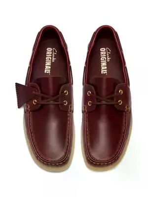 Clarks Godney Boat Shoes - Brown