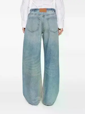 Alexander Wang Elasticated-waistband Wide-leg Jeans