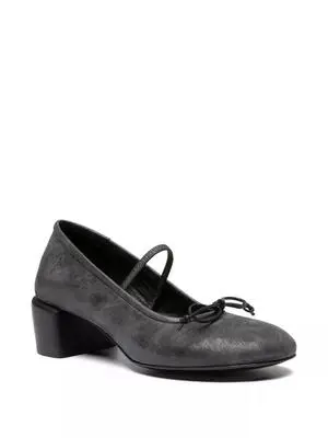 Officine Creative Flore Bow-strap Loafers - Grey