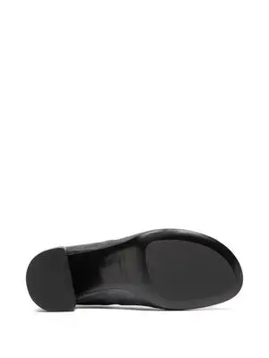 Officine Creative Flore Bow-strap Loafers - Grey