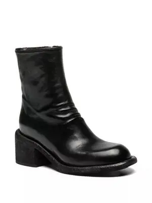 Officine Creative Leather Zip Boots