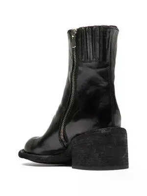 Officine Creative Leather Zip Boots