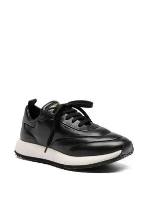 Officine Creative Solstice 101 Leather Sneakers - Black