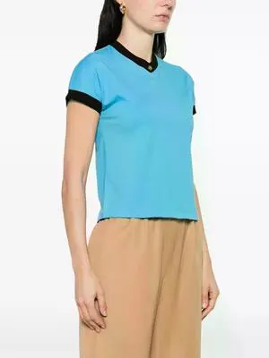 Versace Cotton-jersey T-shirt - Blue