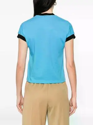 Versace Cotton-jersey T-shirt - Blue