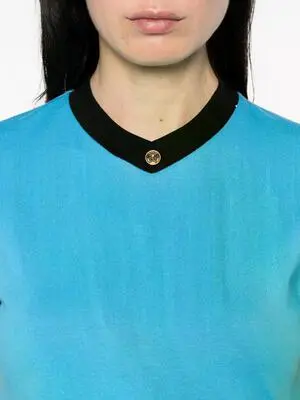 Versace Cotton-jersey T-shirt - Blue