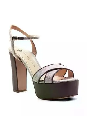Roberto Festa Crisscross Platform Sandals