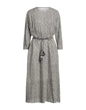 EMMA & GAIA Cotton Floral-print Midi Dress