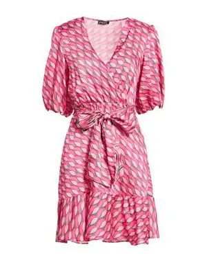 Liu Jo Mini Flared Wrap-effect Dress