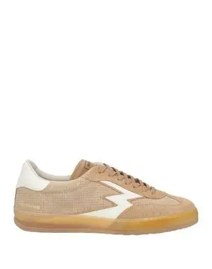 MOACONCEPT Leather Low-top Sneakers - Beige