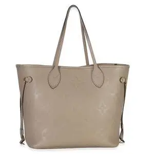 LOUIS VUITTON Giant Monogram Empreinte Neverfull Mm - Gray