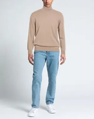 FILIPPO DE LAURENTIIS Cashmere Turtleneck Sweater - Beige