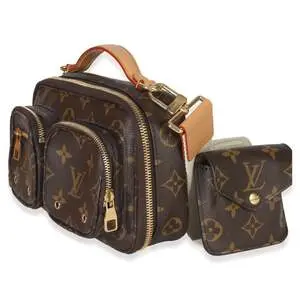 LOUIS VUITTON Monogram Canvas Utility Crossbody - Brown
