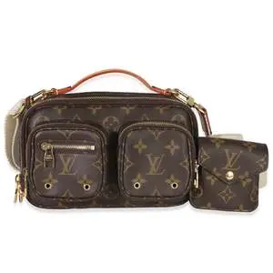 LOUIS VUITTON Monogram Canvas Utility Crossbody - Brown