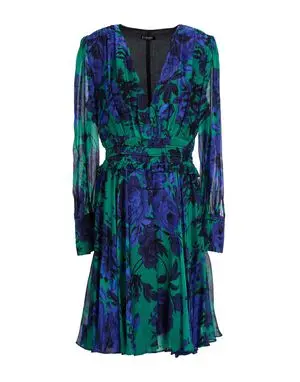 Liu Jo Floral Print Silk Viscose Mini Dress