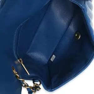 Chanel Lambskin Chevron Rectangular Flap Bag