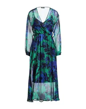 Liu Jo Midi Flared Floral-print Dress