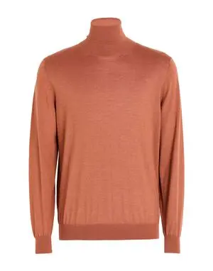 FILIPPO DE LAURENTIIS Cashmere And Silk Turtleneck - Red