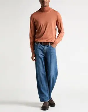 FILIPPO DE LAURENTIIS Cashmere And Silk Turtleneck - Red