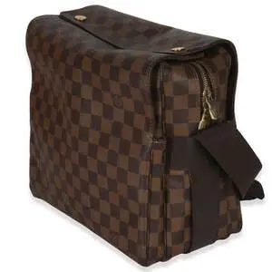 LOUIS VUITTON Damier Ebene Naviglio Messenger Bag - Brown
