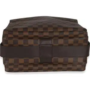 LOUIS VUITTON Damier Ebene Naviglio Messenger Bag - Brown