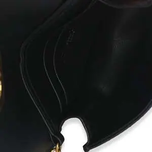 Dior Macrocannage Calfskin Micro Miss Caro Chain Bag - Black