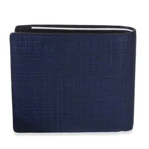 Loewe Calfskin Linen Anagram Bifold Wallet
