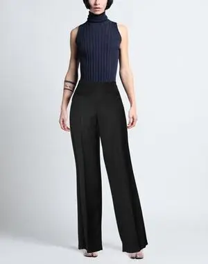 Sandro Wide Leg Tailored Pants In Viscose Blend