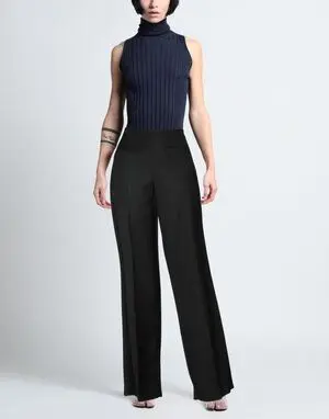 Sandro Wide Leg Tailored Pants In Viscose Blend