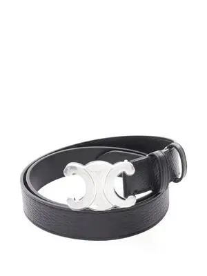 Celine Triomphe Leather Belt