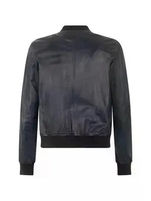 MOORER Leather Bomber Jacket
