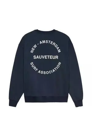 NEW AMSTERDAM SURF ASSOCIATION Printed Crew-neck Sweatshirt