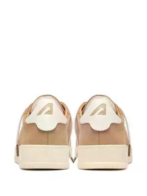 AUTRY Dallas Low Logo-detail Sneakers - Neutrals