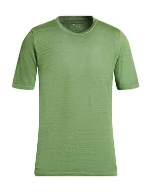 120% Lino T-shirt Size Linen - Green