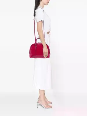 Gucci Small Microissima Patent Dome Satchel - Pink