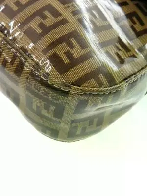 Fendi 2000-2010 Zucchino Crystal Baguette - Brown