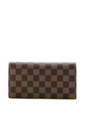 LOUIS VUITTON Sarah Wallet Limited Edition Vivienne Xmas Damier Small Wallets - Brown