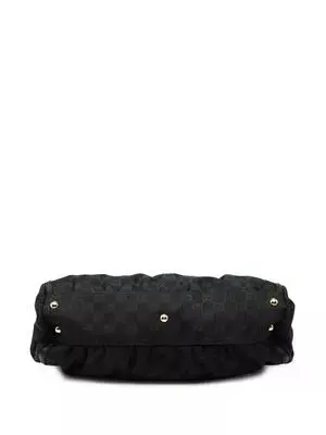 Gucci Gg Canvas Abbey D-ring Tote - Black
